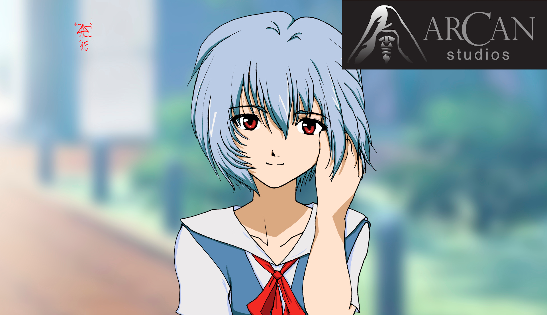 Rei Ayanami ilustración Manga 01 | Arcan Studios