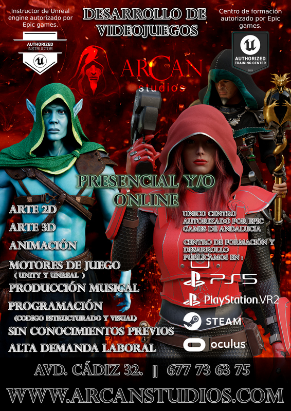CartelVideojuegos2024 web | Arcan Studios
